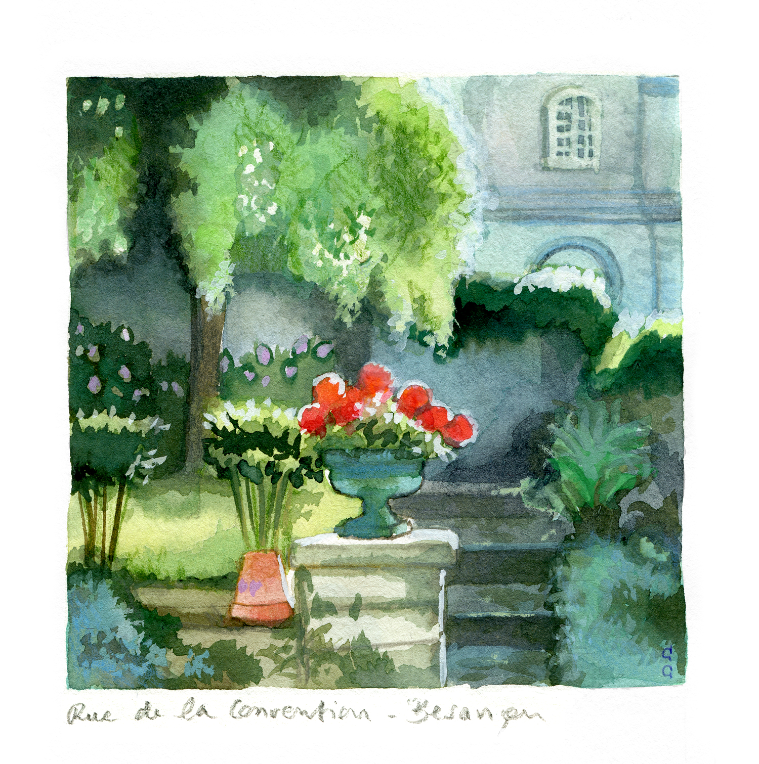 Jardin de ville / Besançon quartier Saint-Jean - Christelle Munier ...